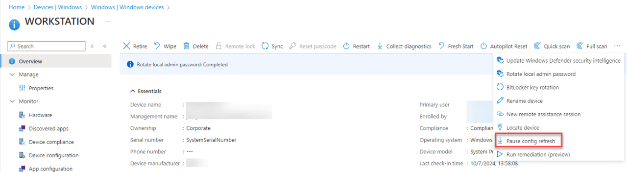 Achieve Microsoft Intune Config Refresh: Setup, Back-end Basics ...
