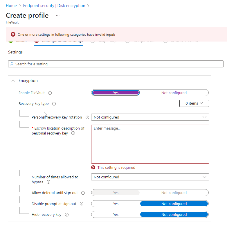 Force enable filevault during macOS setup assistant