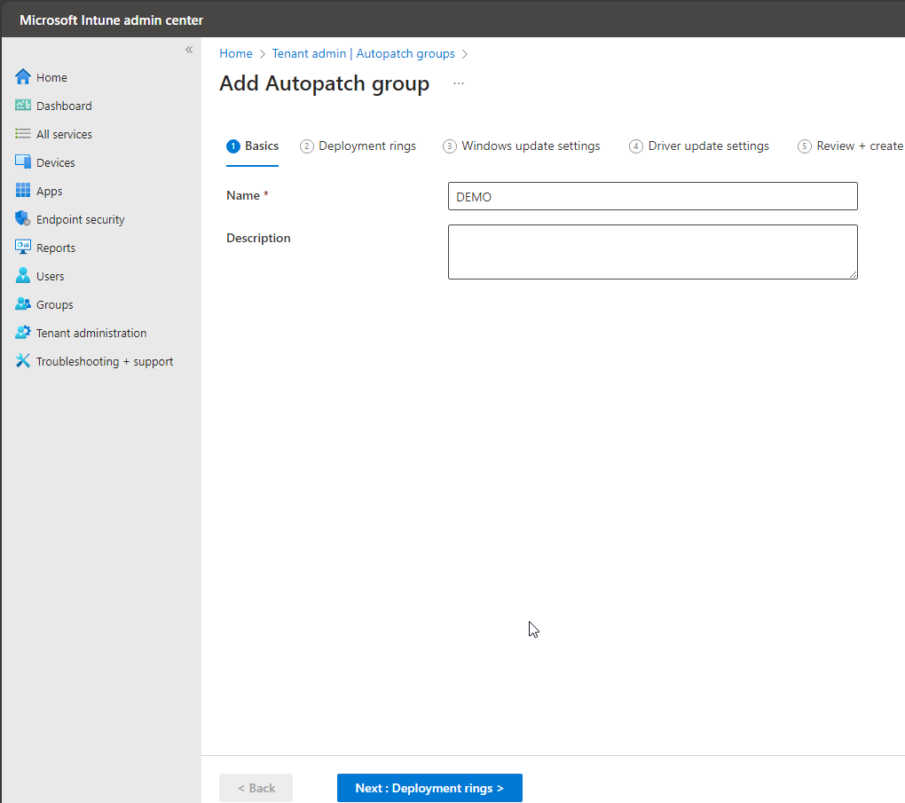 Setup Windows Autopatch and Enable Hotpatch with Intune