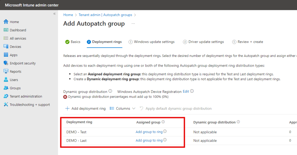 Setup Windows Autopatch and Enable Hotpatch with Intune