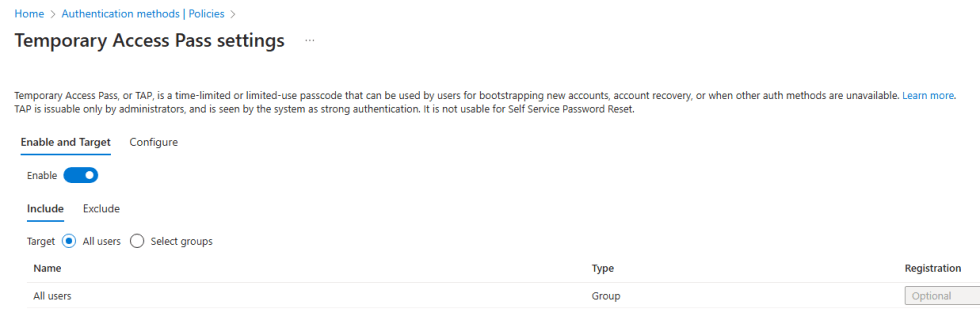 TAP: Discover the Guaranteed Benefits of Temporary Access Pass