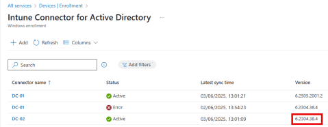 Security Update - Microsoft Intune Connector for Active Directory ...